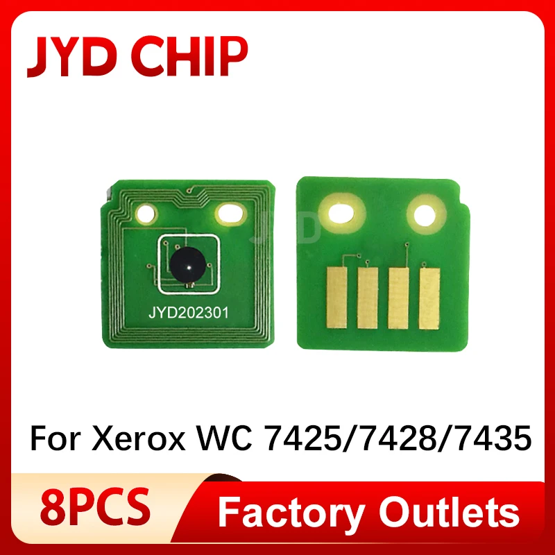8pcs-Compatible-For-Xerox-WC-7425-7428-7435-Toner-Chip-006R01399 ...