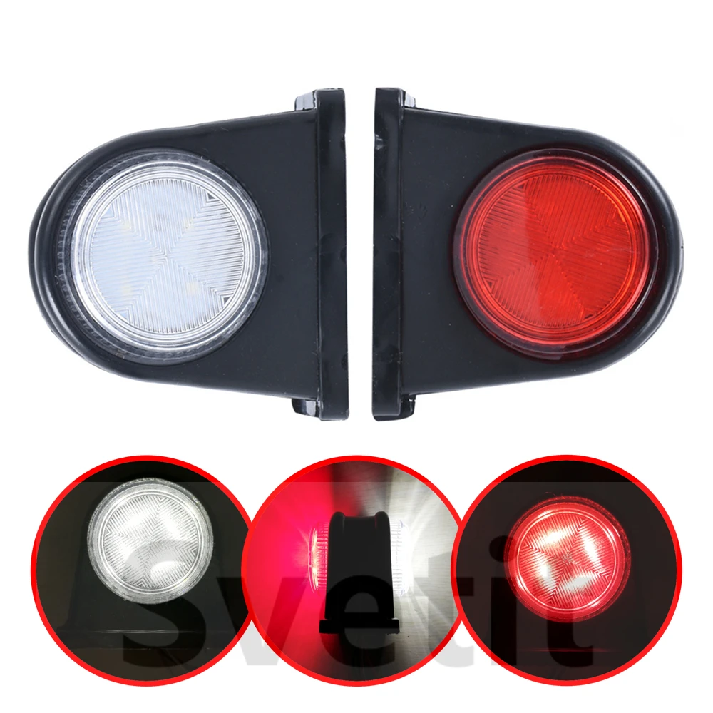 2Pcs-LED-Parking-Lights-Trailer-Position-Light-12V-24V-Side-Marker ...