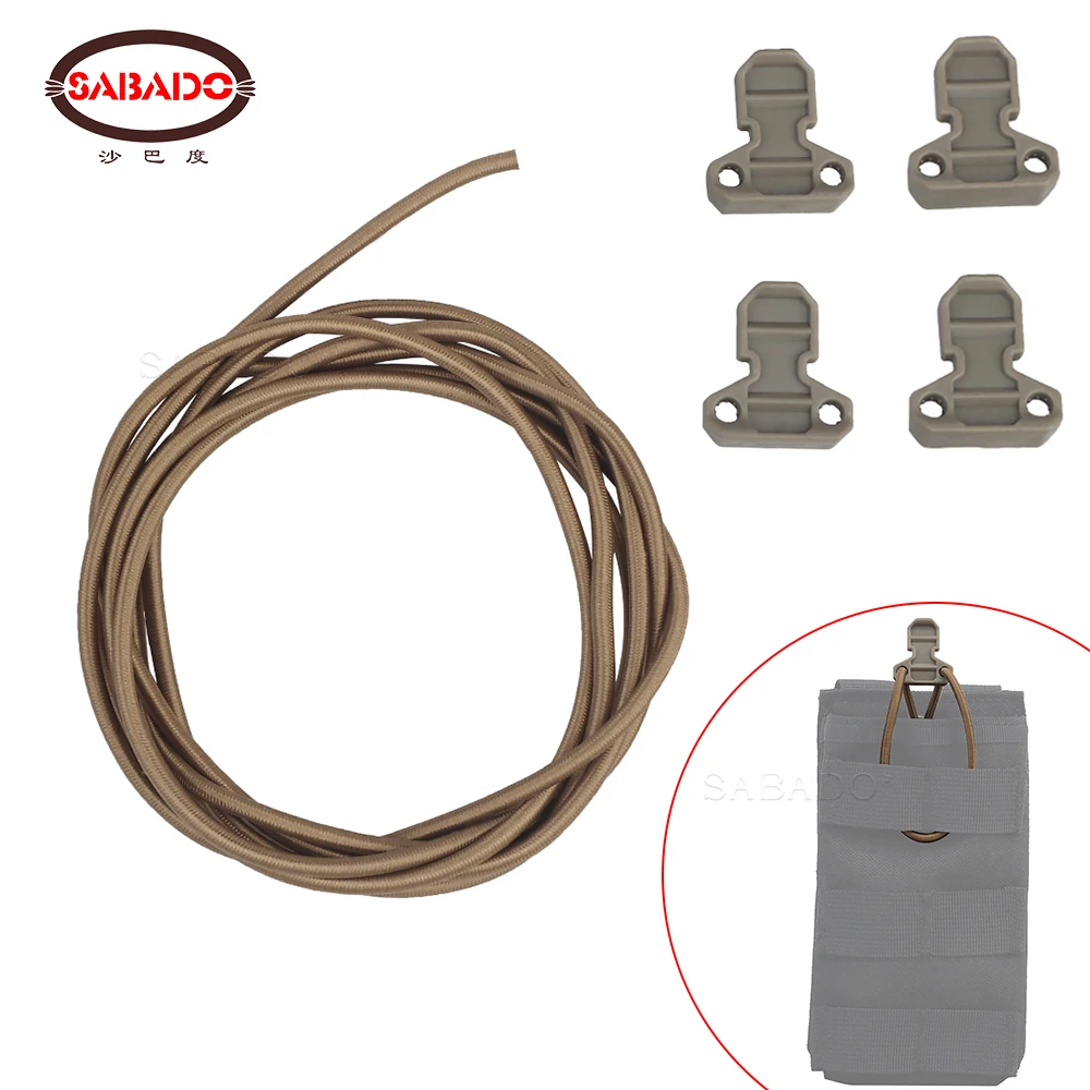 Tactical Magazine Adjustable Shock Cord Retainer And Pull Tab Fast Draw ...