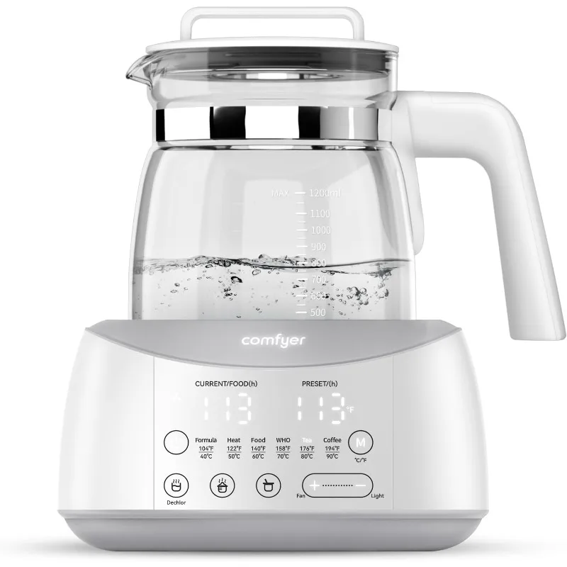 Tea-Kettle-Electric-with-6-Temperature-Control-Presets-Comfyer-Instant ...