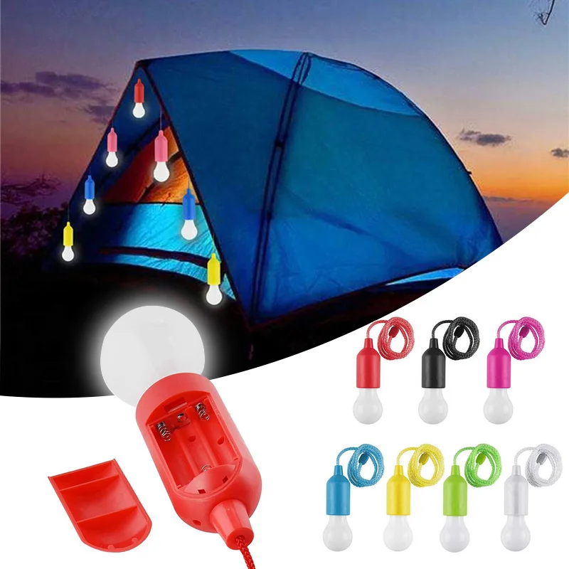 Colorful-Pull-Light-Bulb-Chandelier-Portable-Drawstring-Light-Bulb-Tent ...