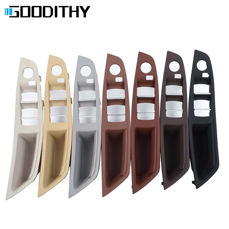 New Lhd Driver Side Interior Door Handle Panel Cover For Bmw 5 Series ...