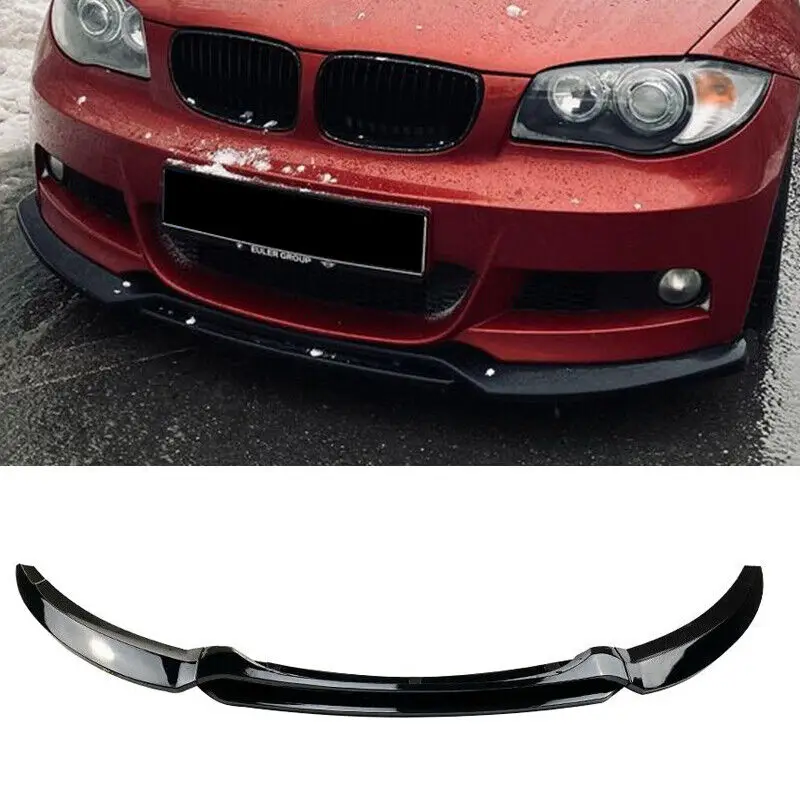 Car Front Bumper Splitter Lip For Bmw E82 E88 1 Series 118d 120i 120d ...