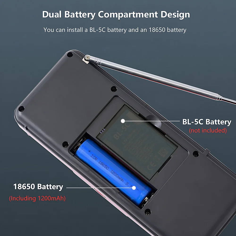 JOC H1822BT Portable Bluetooth Stereo Speaker with FM Radio, USB & TF Card Support