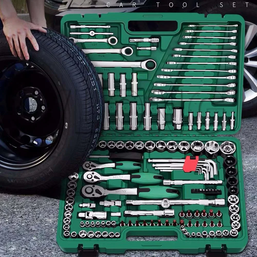 Automotive-Hand-Tools-Set-Vehicle-Spanner-Combination-Socket-Wrench-Car ...