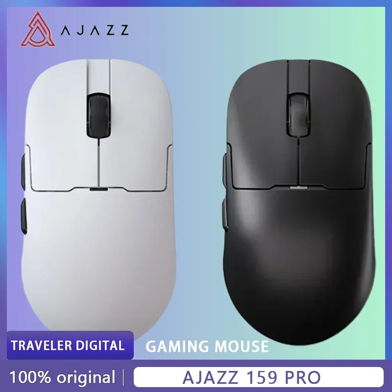 Ajazz-AJ159-Pro-Wireless-Mouse-Tri-Mode-PAW3395-Sensor-Lightweight-PC-8K-Gaming-Mouse-RGB ...
