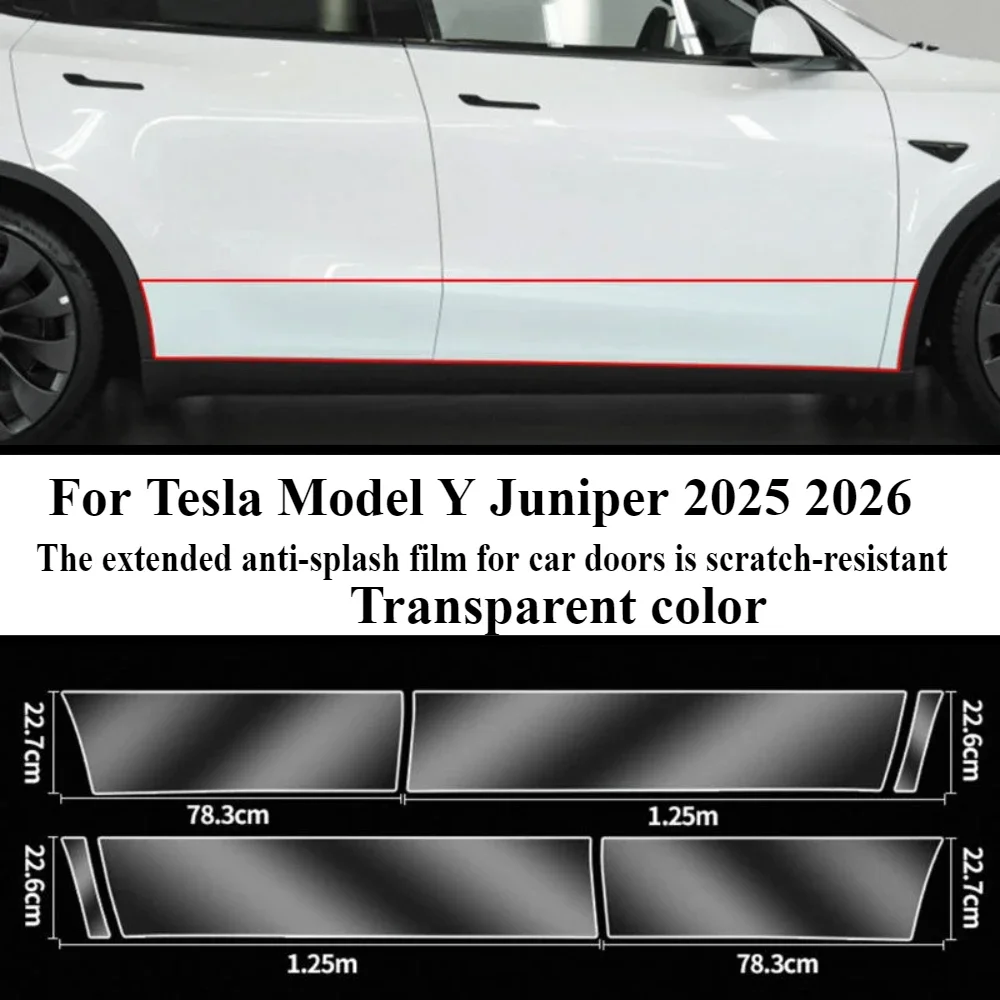 Tesla Car Tesla Model Y Paint Protection Film - 8.5 Mil TPU PPF Precut ...