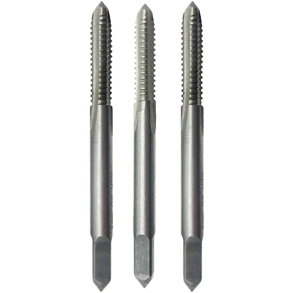 3pcs 10-24 Tap UNC Threading Tool Thread 3 Flutes Hand Tap Set Machine ...