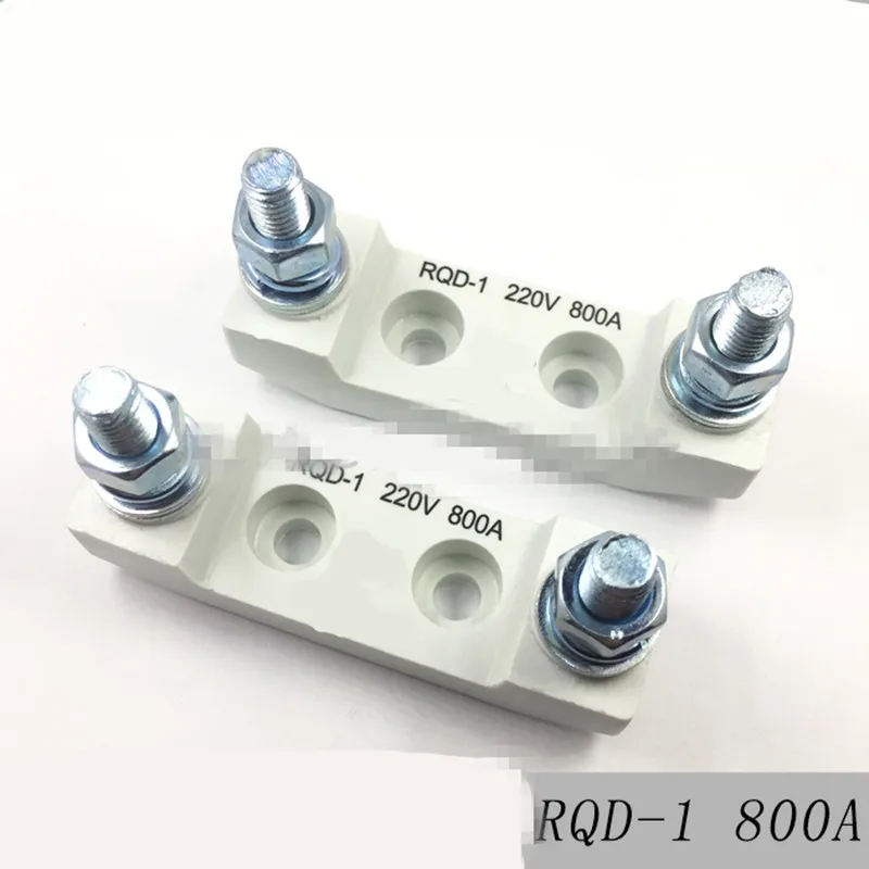 2Pcs Large forklift fuse base 220V 800A automobile fuse base RQD-1 ...