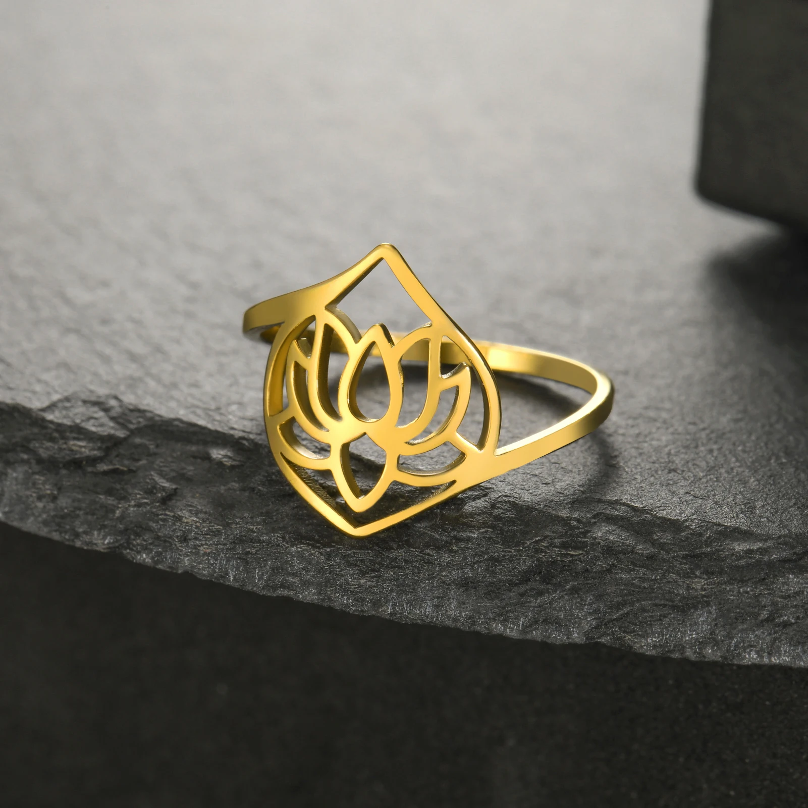 Skyrim-Lotus-Flower-Finger-Rings-Stainless-Steel-Gold-Color-Women-Ring ...
