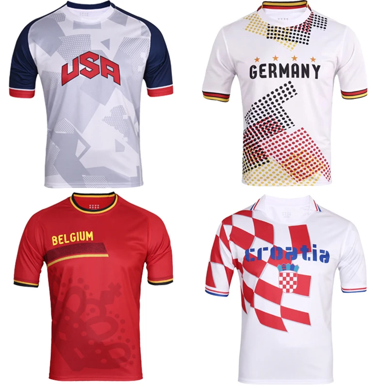 Hot-Sell-2022-National-Team-Customize-Men-Sports-Soccer-Jersey-Football ...