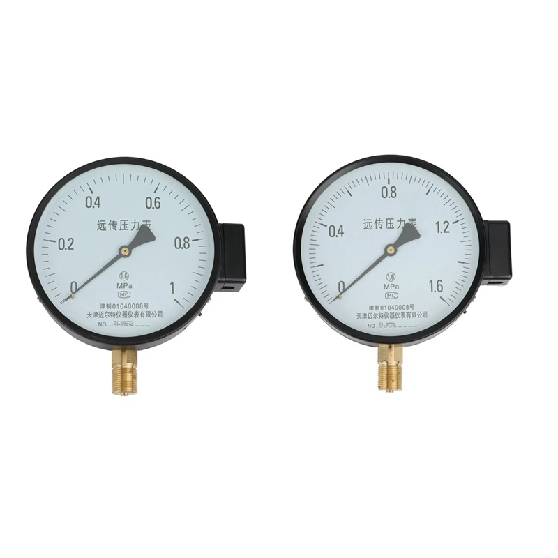 YTZ Pump Meter 150Mm Resistance Remote Pressure Dial Diameter Radial Installation Pneumatic ...