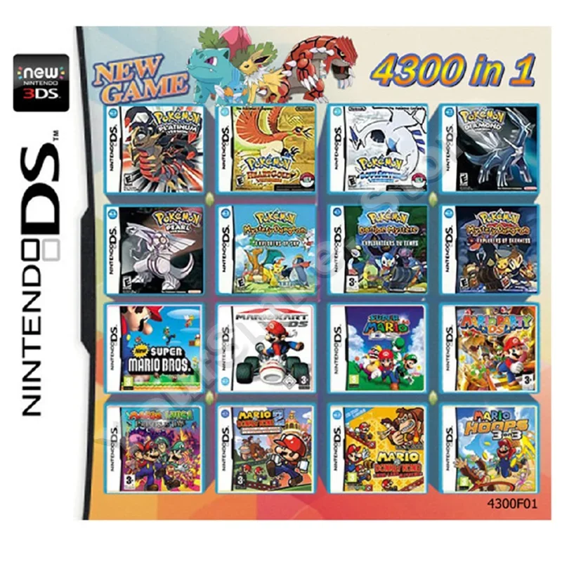 Tarjeta-de-juego-3DS-NDS-4300-en-1-tarjeta-combinada-510-en-1-tarjeta ...