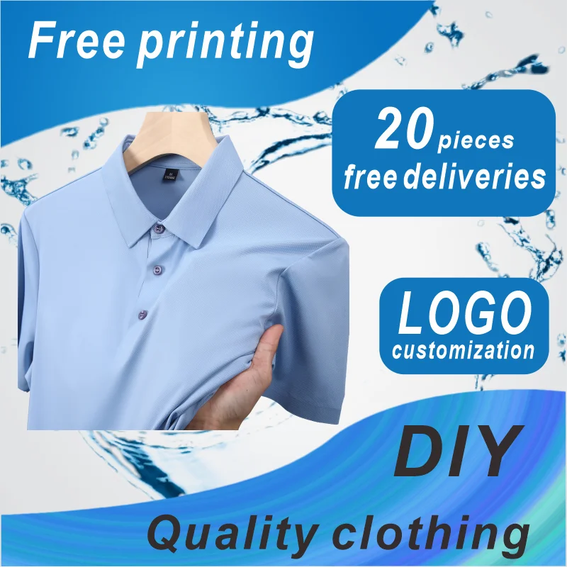 2024-New-POLO-Shirt-Workwear-Customized-Printing-Logo-Company-Employee ...