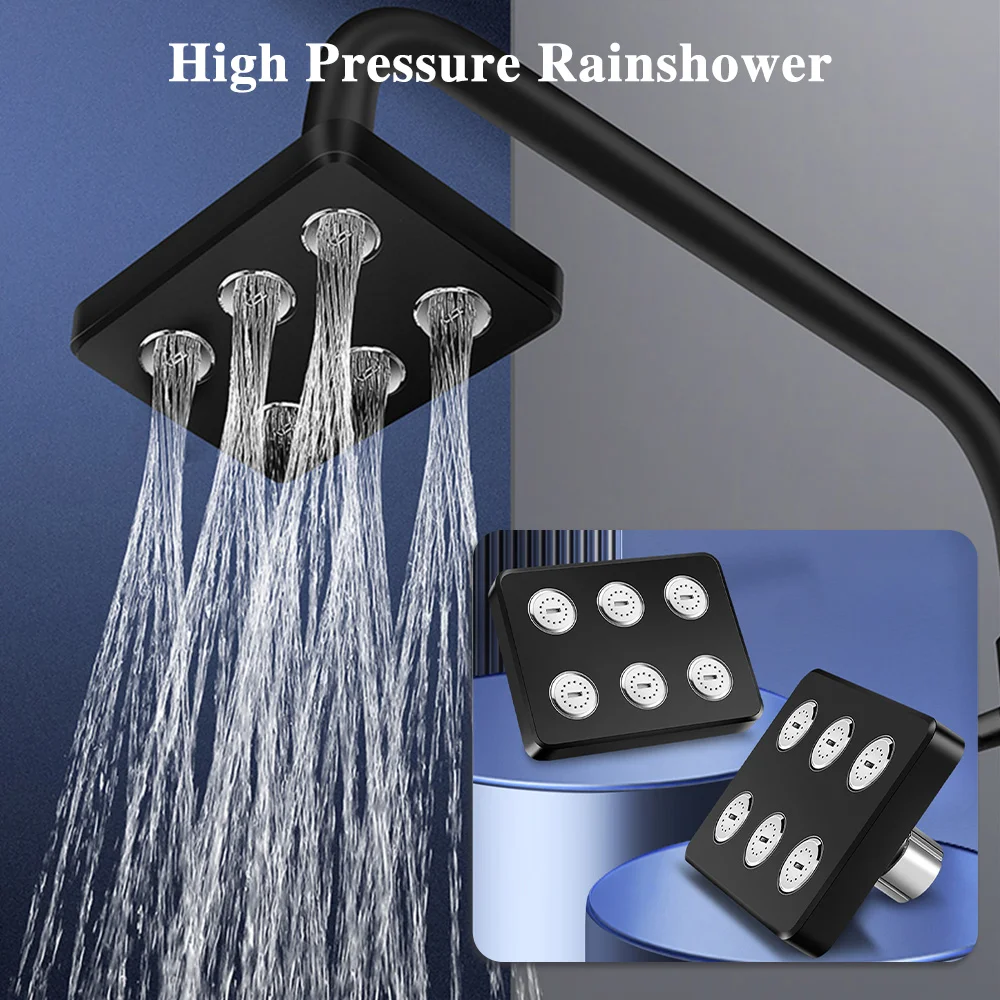 Shower-Head-High-Pressure-Water-Flow-Rainfall-Showerhead-360-Rotatable ...