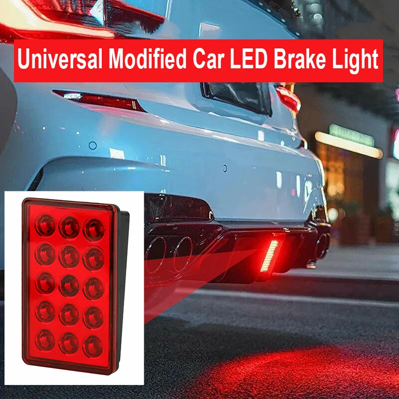 Led Car Brake Light New 15led F1 Style Universal Shell Pilot Light Car ...