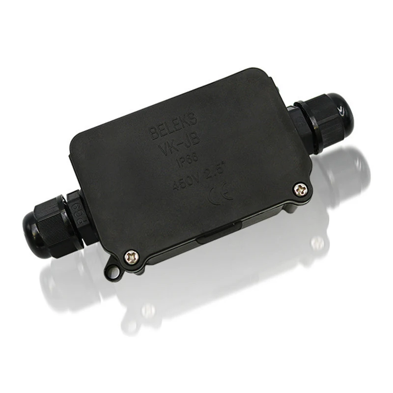 2Way-IP66-Outdoor-Waterproof-Cable-Connector-Junction-Box-With-Terminal ...