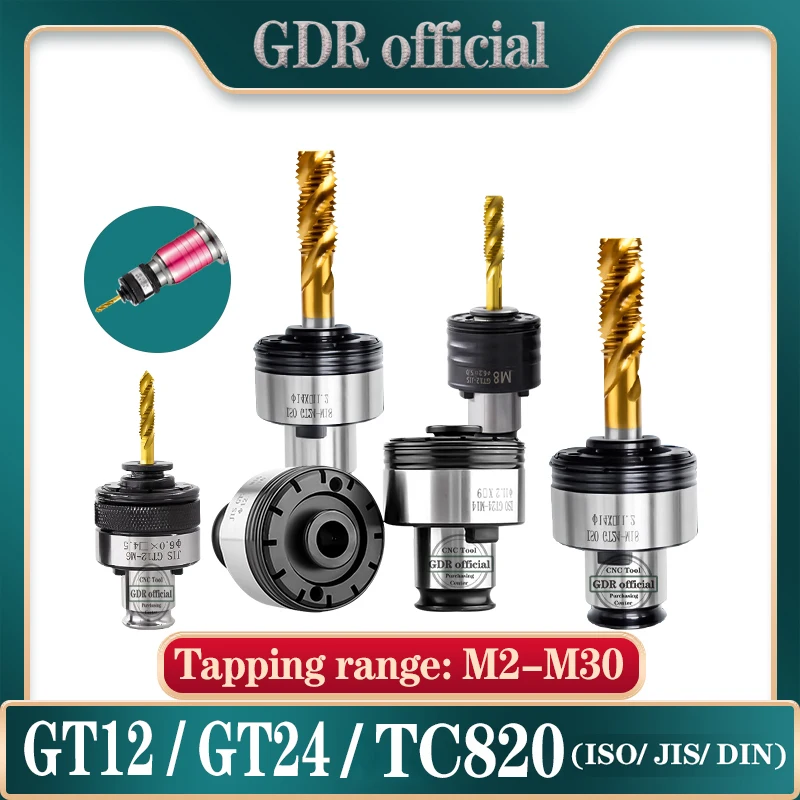 MT3-MT4-BT30-BT40-BT50-for-GT12-GT24-Tapping-chuck-collet-M4-M6-M8-M10 ...