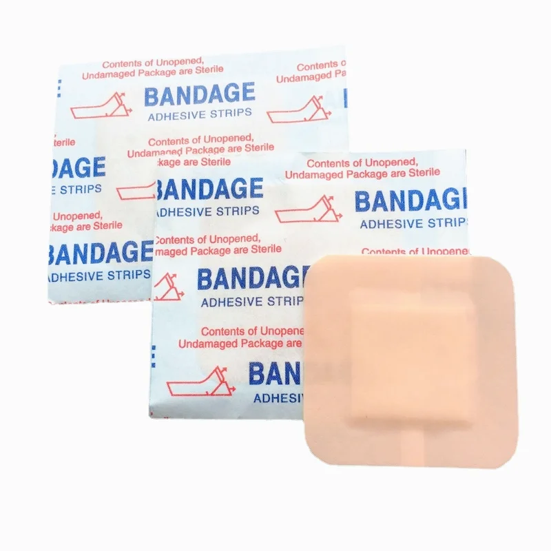 50pcs-set-Square-Band-Aid-Skin-Color-Wound-Dressing-Patch-Sticking ...