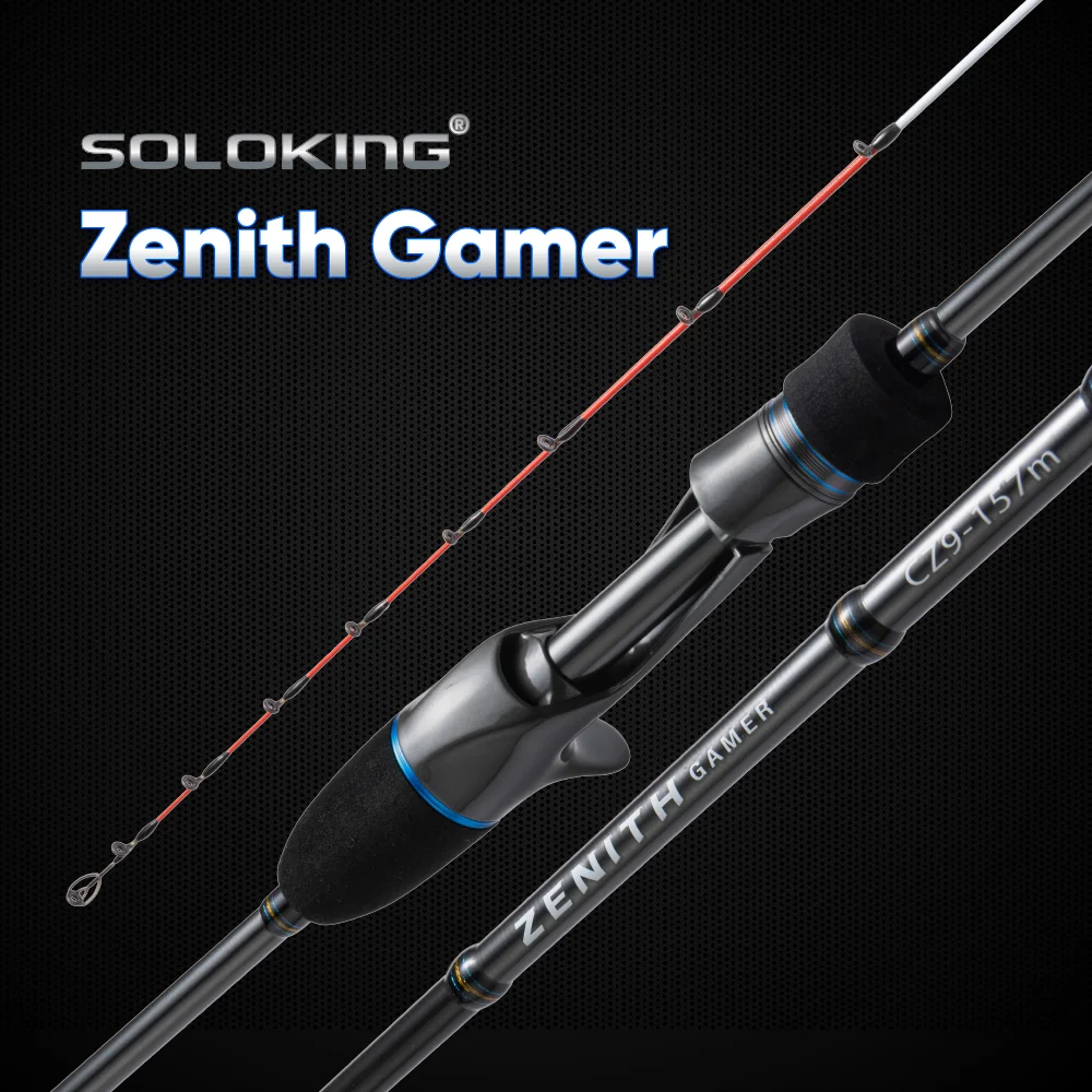 SOLOKING-Zenith-Gamer-Squid-Fishing-Rod-Titanium-Tip-1-57m-MH-Fast ...