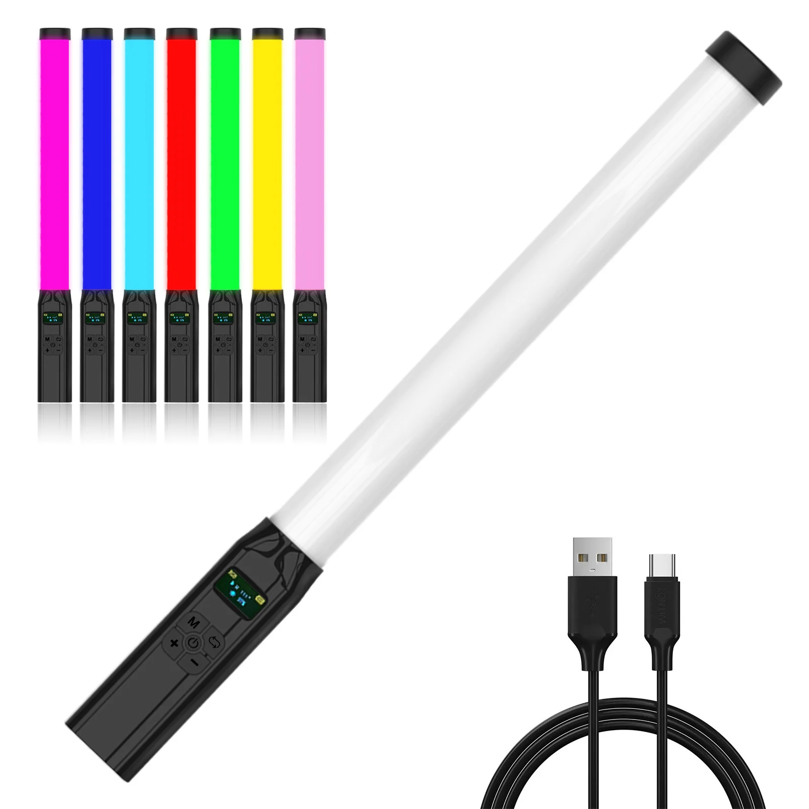 50CM-RGB-Stick-Light-Wand-Lightweight-Handheld-Tube-Light-Led-Video ...