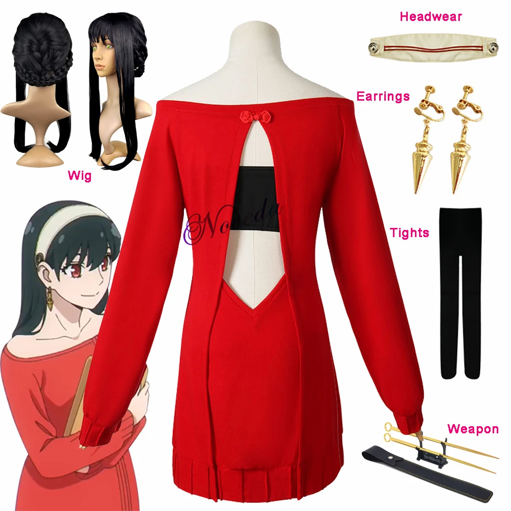 Manga Spy x Family Cosplay Yor Forger Costume Anime SPYXFAMILY Cosplay ...