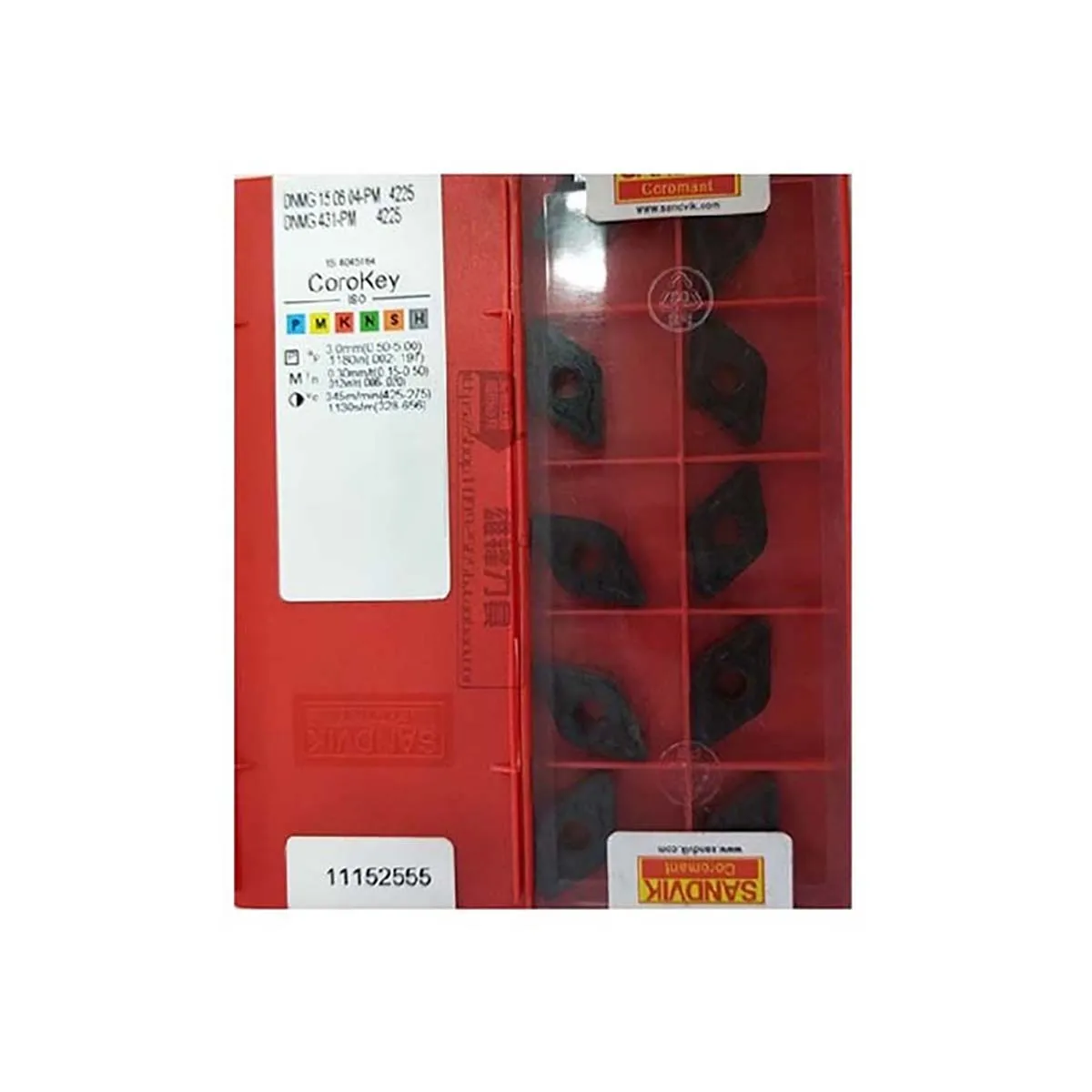 Sandvik-Coromant-100-Original-DNMG-DNMG15-DNMG150608-PM-4225-Medium ...