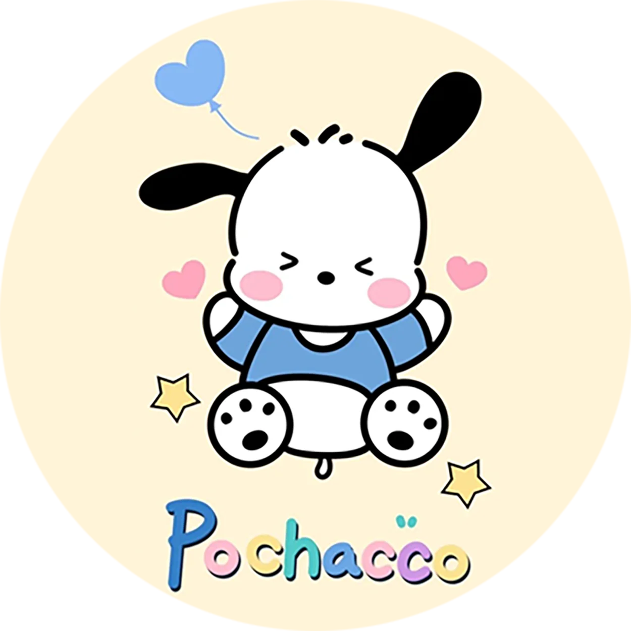 Pochacco Face Svg, Sanrio Characters Svg, Cartoon Svg, Png, 53% OFF