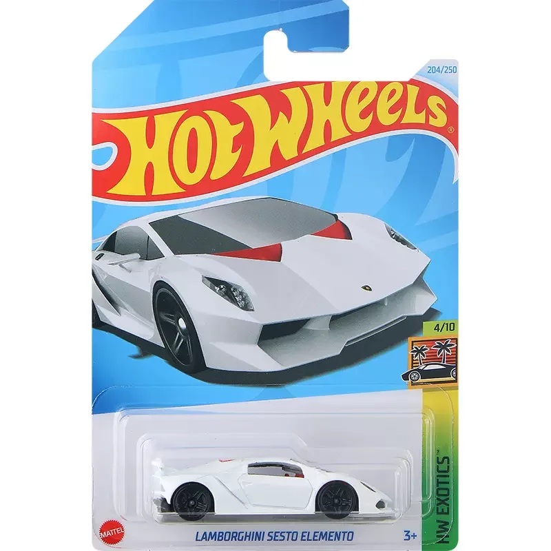 24K Original Hot Wheels Sports Car Lamborghini Sesto Elemento Toys for ...