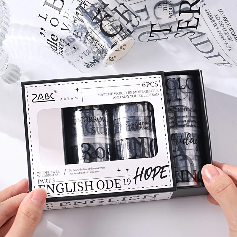 Mr-Paper-rollo-de-pegatinas-de-paisaje-1-Estilo-6-rollos-por-paquete ...