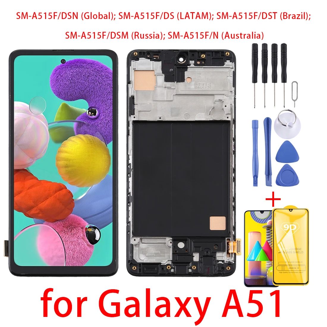 6.3″for Samsung Galaxy A51 Display Lcd Screen&digitizer Full Assembly ...