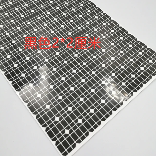 A4 Size Blue Photovoltaic Board Simulation Stickers diy Modeling Black ...
