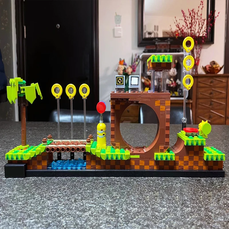 Papercraft Sonic Green Hill Zone