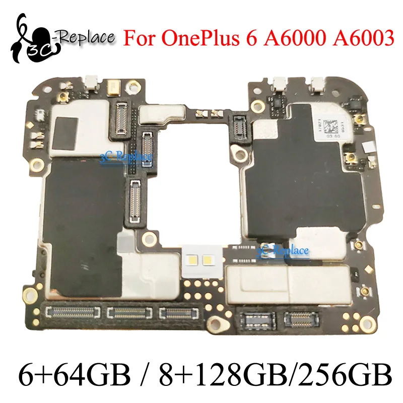 Tested-6GB-64GB-8GB-128GB-Unlocked-Main-board-For-OnePlus-6-A6000-A6003 ...