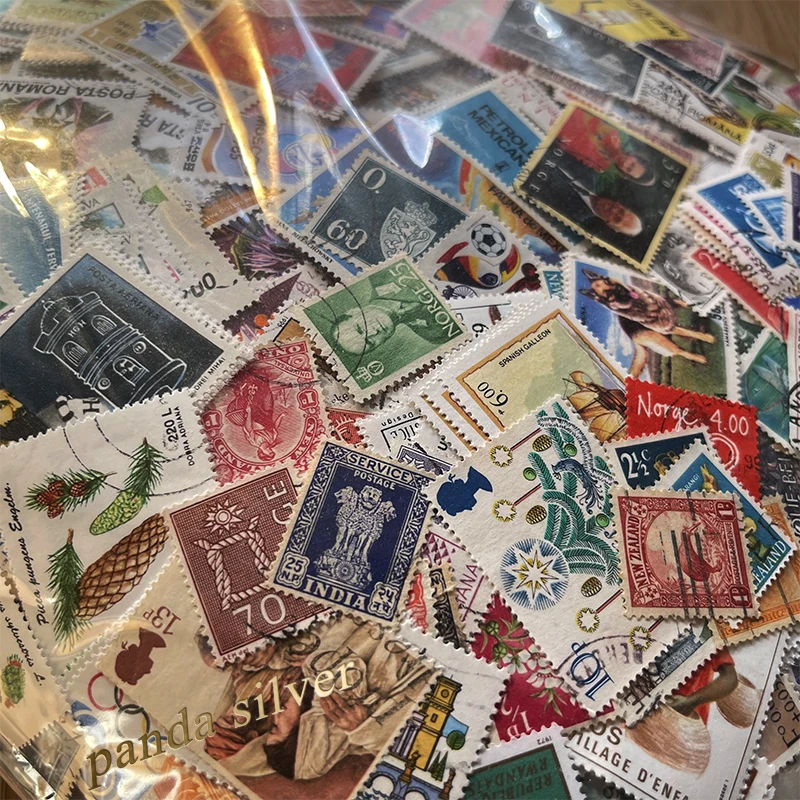 Maximum 15000 PCS Different Postage Stamps, Real World Random Mixed CTO ...