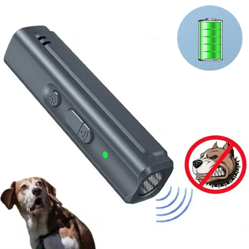High-Power-Ultrasonic-Dog-Repeller-Trainer-Anti-Barking-LED-Dog ...