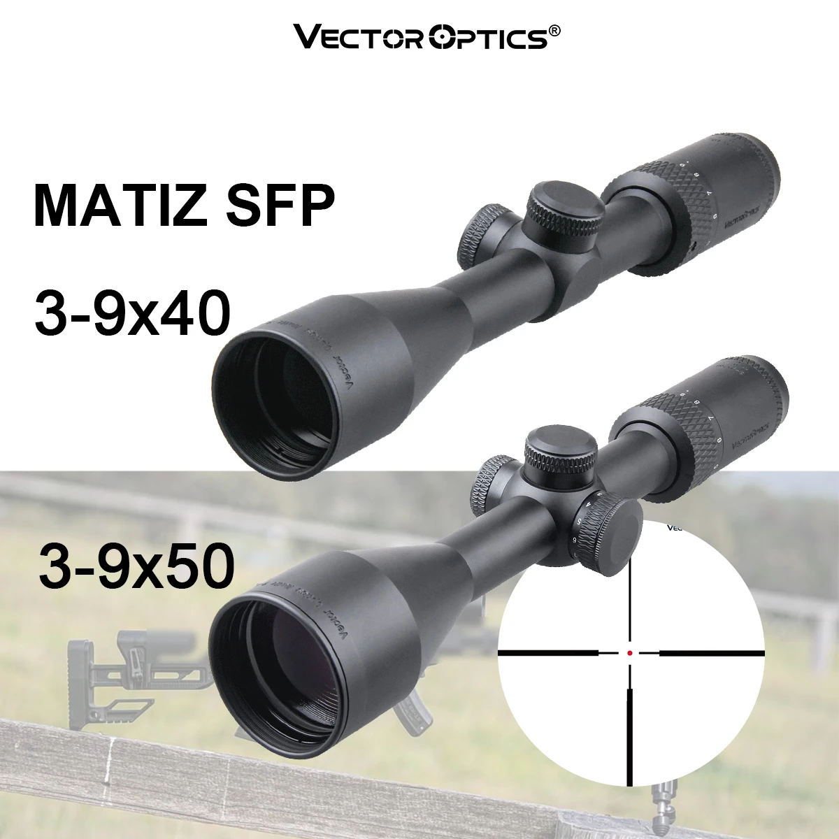 Vector-Optics-3-9x40SFP-Riflescope-Optic-Hunting-Scopes-Rifle-Scope ...