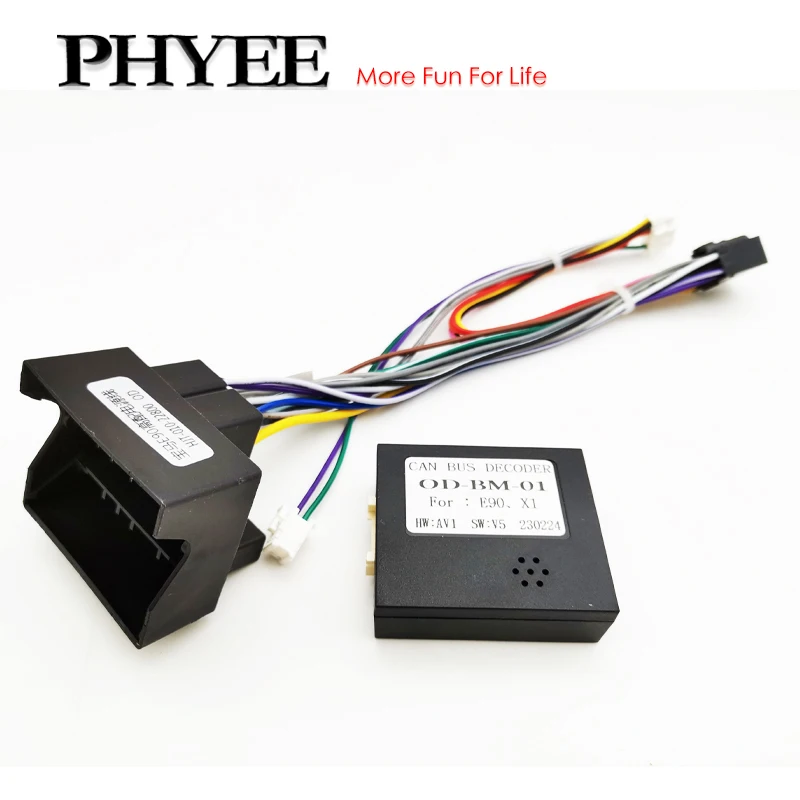 Quadlock Harness Adapter CAN Bus Decoder 16 Pin Plug Quad Lock Connector Car Android Head Unit ...