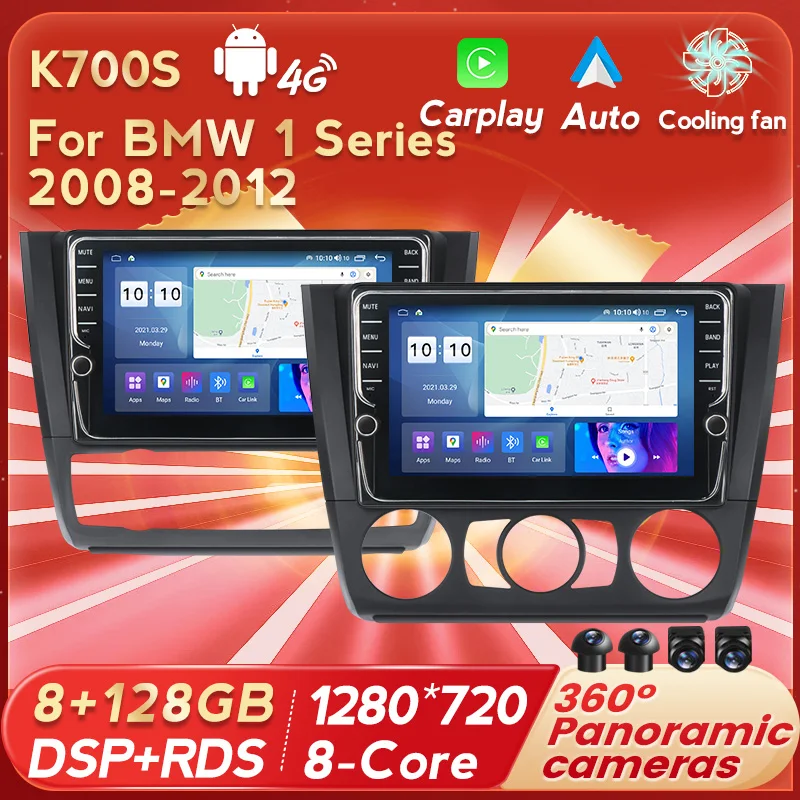 Carplay Ips 8+128g Android 11 Car Radio Multimedia Player For Bmw 1 Series E81 E82 E87 E88 At ...