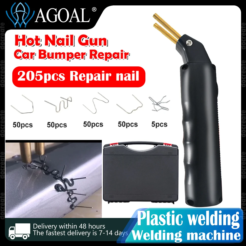 Black-Plastic-Welder-65W-Hot-Nail-Gun-Car-Bumper-Repair-Kit-Cracking ...