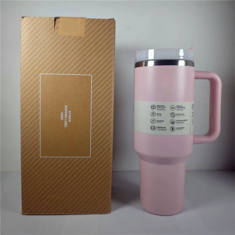 Vaso-con-asa-botella-termo-de-paja-taza-t-rmica-de-acero-inoxidable ...