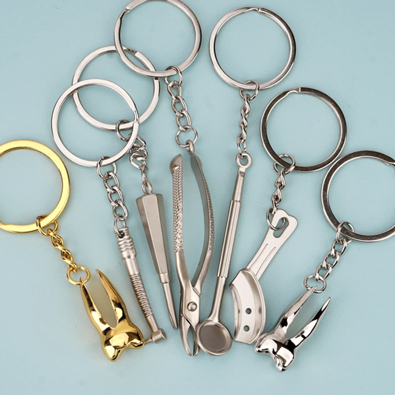 3-1pcs-Dental-Decoration-KeyChains-Creative-Teeth-Keychain-Dentistry ...