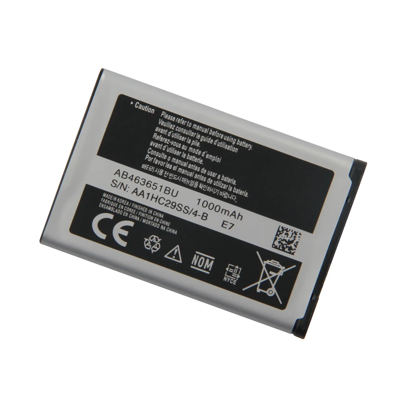 Replacement Battery AB463651BU For Samsung S5630C S5560 C3518 J800 J808 ...