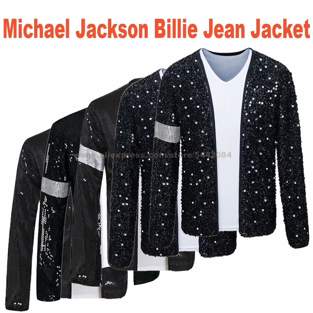 Mj Michael Jackson Jacket Billie Jean Coat Black Jacket And Glove ...