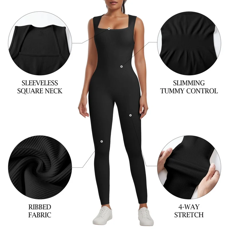 New-Female-Push-Up-Workout-Bodysuits-Gym-Set-Women-Training-Yoga-Suit ...