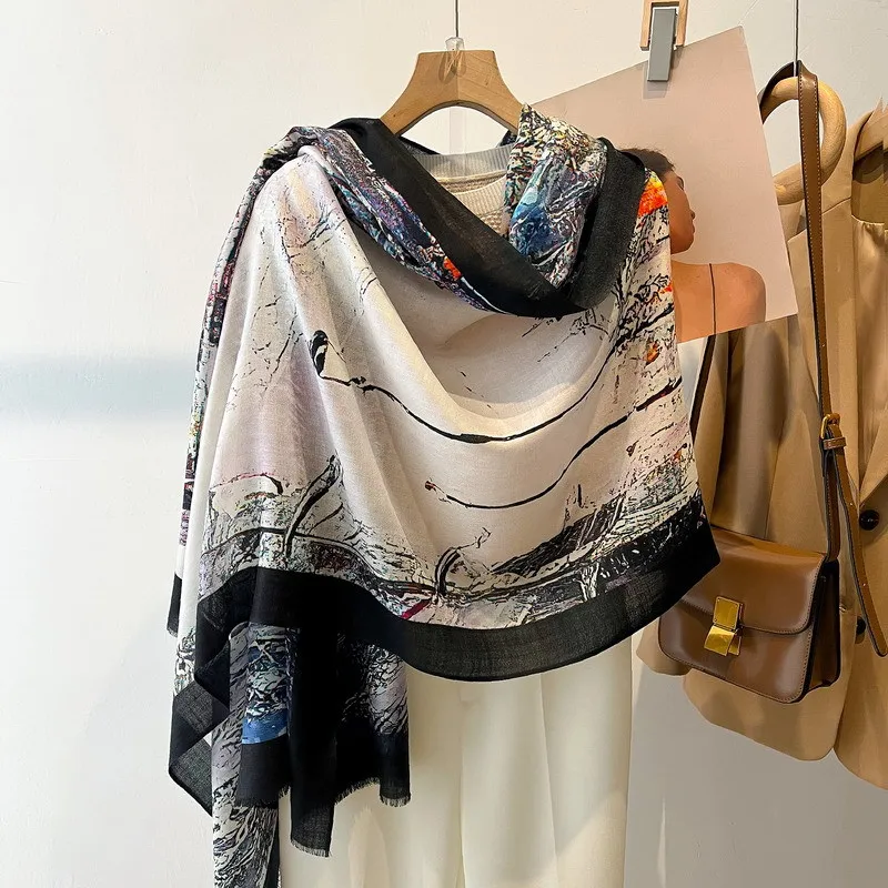 100-cashmere-Scarves-for-Women-Bandana-Neck-scarf-2023-New-Design ...