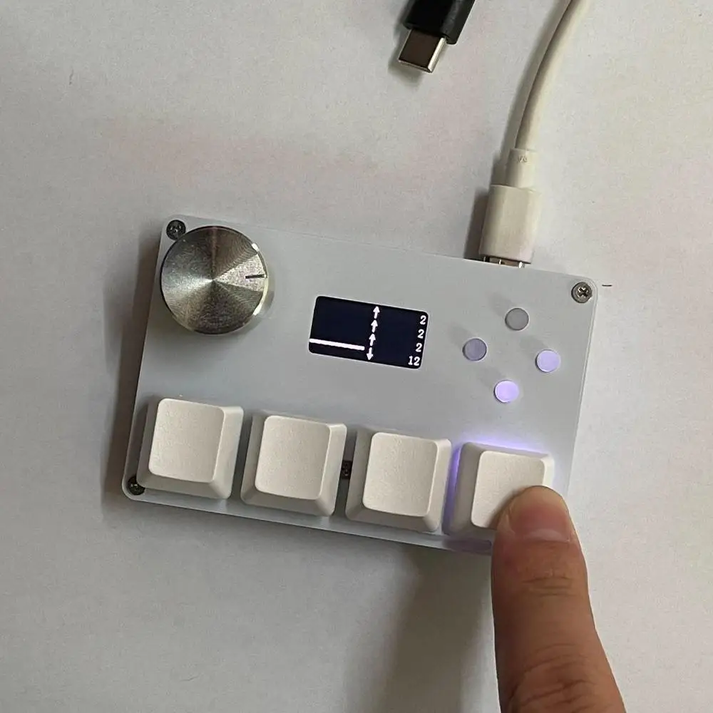 4 + 4 клавиши SayoDevice O3C ++ OSU, Быстрый триггер, магнитные ...