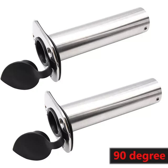 30 Degree Stainless Steel Flush Mount Fishing Rod Holder - SUPER CAR ID