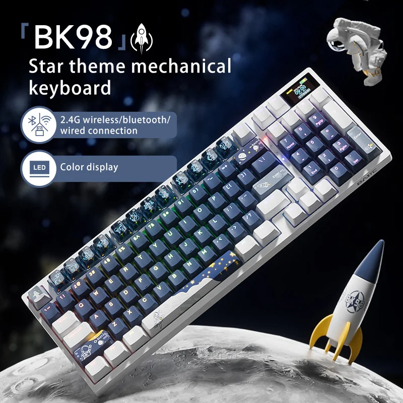 BK98-Customized-Bluetooth-2-4G-Wireless-Wired-Three-mode-RGB-Backlit ...
