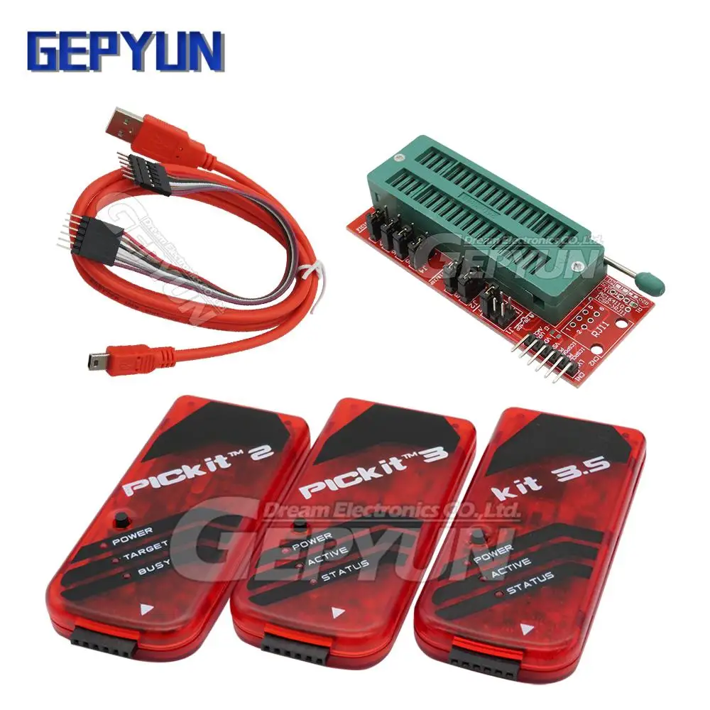 PICKIT2-PICKIT3-PICKIT3-5-Programming-Adapter-Offline-with-Cable-PIC ...